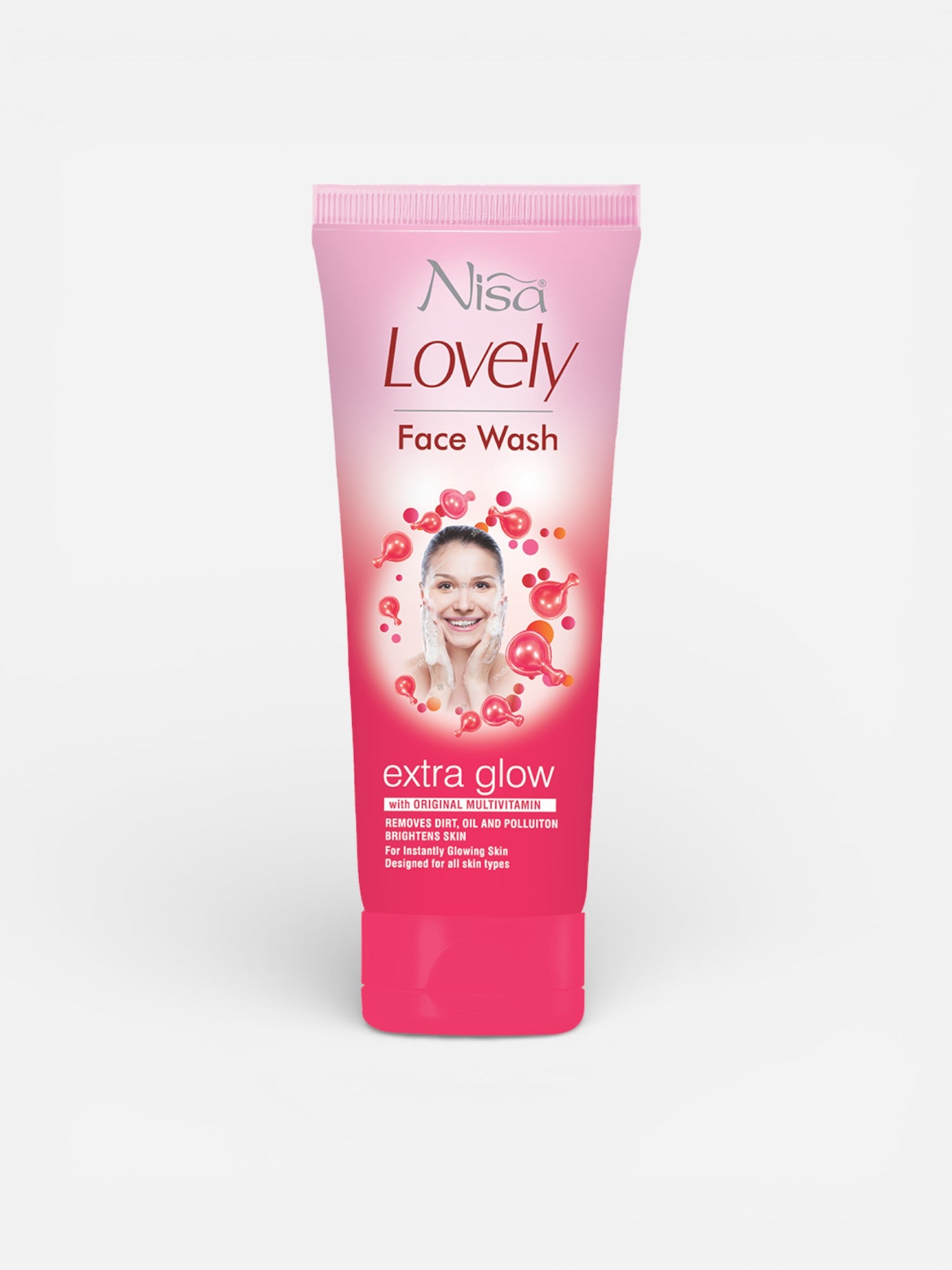 Lovely Face Wash 100ml – Nisa Cosmetics